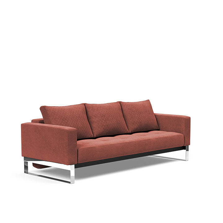 Cassius Quilt Sofa Chrome (Full) – cityschemes